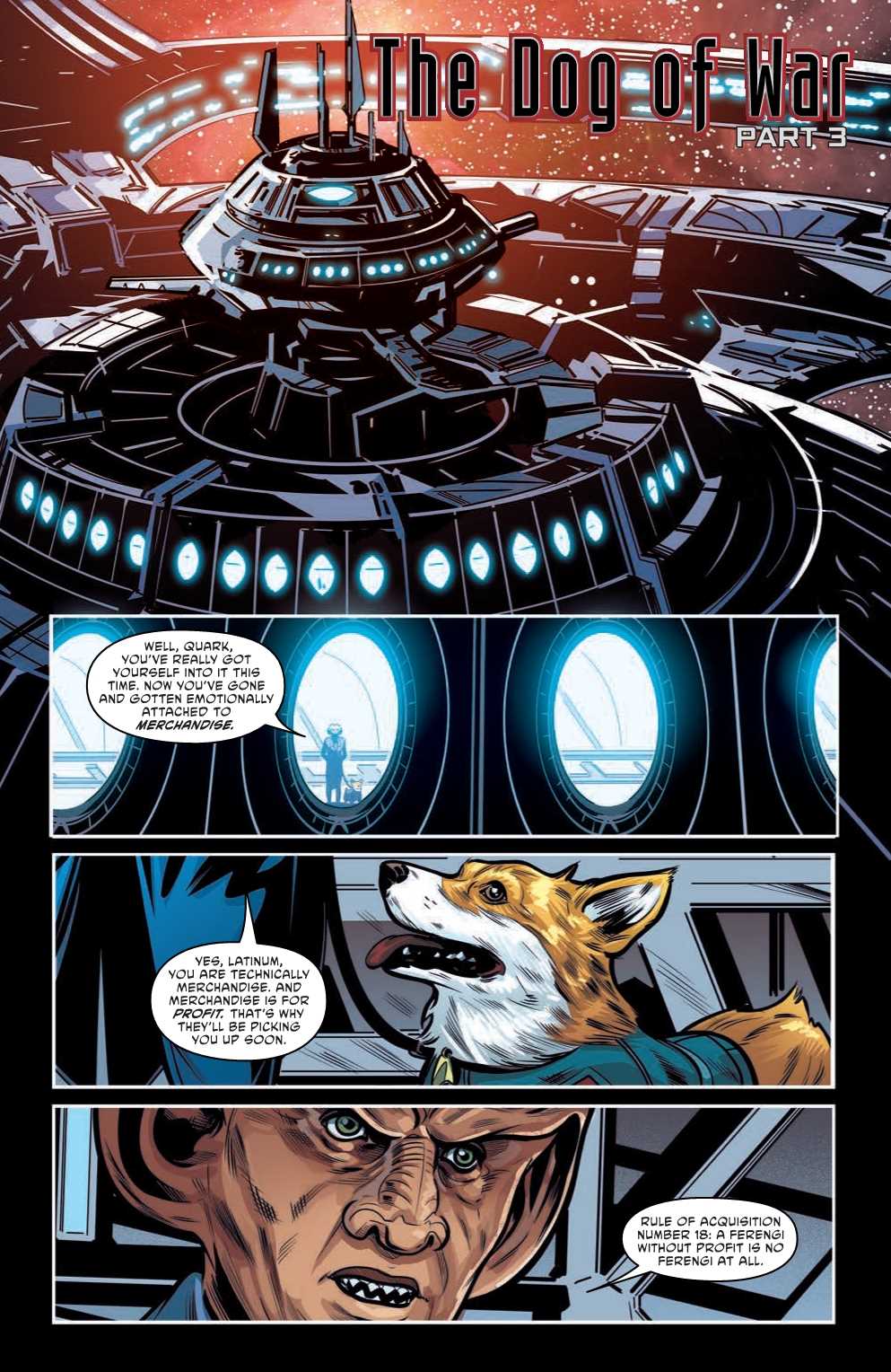 REVIEW - Star Trek: DS9 ‘The Dog of War’ Issue #3 – Trek Central